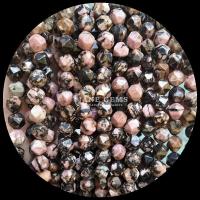 China Faceted Gemstone Natural Diamond Shape Rhodonite Amazonite Loose Strand Beads for sale
