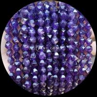 China Natural Gemstone Beads Faceted Diamond Shape 6-10mm Rose Quartz Tourmaline Loose Strands for Jewelry Making for sale