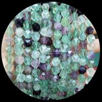 China Natural Fluorite Lapis Lazuli Faceted Gemstone Beads 6mm 8mm 10mm Loose Strands for DIY Jewelry Making for sale