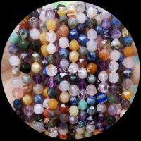 China Natural Fluorite Lapis Lazuli Faceted Gemstone Beads 6mm 8mm 10mm Loose Strands for DIY Jewelry Making for sale