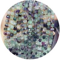 China Natural Faceted Sugar Cube Loose Beads 6-8mm for Jewelry Making DIY Crafts for sale