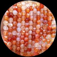 China Natural Gemstone Diamond Shape Loose Bead Strands 6mm 8mm 10mm Clear Quartz Carnelian for DIY Jewelry for sale