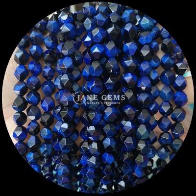 China Natural Gemstone Diamond Shape Loose Bead Strands 6mm 8mm 10mm Tourmaline Tiger Eye for DIY Jewelry for sale