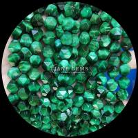 China Natural Green Tiger Eye Diamond Shape Loose Gemstone Beads 6mm 8mm 10mm for Jewelry Making for sale