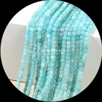 China Wholesale 2mm Natural Lapis Lazuli Amazonite Cube Cut Gemstone Beads for DIY Jewelry Making for sale