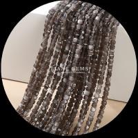 China Natural Square Cut Gemstone Beads 2mm Silver Obsidian Sunstone for Jewelry Making DIY for sale