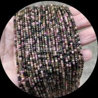 China Natural Square Cut Gemstone Beads 2mm Silver Obsidian Sunstone for Jewelry Making DIY for sale