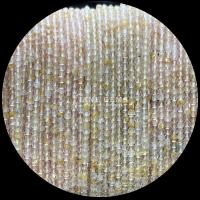 China Wholesale Natural Gemstone Square Beads 2mm Gold Rutilated Quartz Prehnite Loose Strands for Jewelry Making for sale