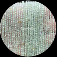 China Wholesale Natural Gemstone Square Beads 2mm Gold Rutilated Quartz Prehnite Loose Strands for Jewelry Making for sale