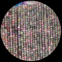 China Natural Gemstone Mini Cube Beads 2mm Pink Opal Green Agate Strands for DIY Jewelry Making for sale