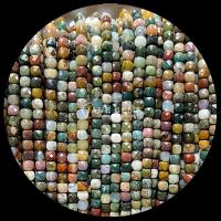 China Assorted Cube Shape Natural Gemstone Beads Fluorite Morganite Loose Strands Beads for Jewelry Making for sale