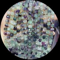 China Assorted Cube Shape Natural Gemstone Beads Fluorite Morganite Loose Strands Beads for Jewelry Making for sale