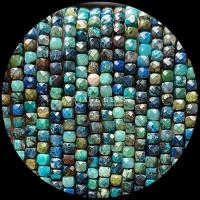 China Assorted Cube Shape Natural Gemstone Beads Fluorite Morganite Loose Strands Beads for Jewelry Making for sale