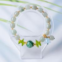China Natural Shetai Jade Beaded Bracelet 8mm Round DIY Jewelry for Gift Health Harmony for sale