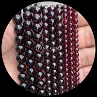 China Natural Round Gemstone Beads 4-12mm Garnet Morganite for DIY Jewelry Making Bracelets Necklaces for sale