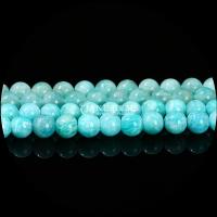 China Natural Gemstone Beads Strands 8mm Round Shape Labradorite Amazonite for DIY Jewelry Making for sale