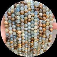 China Natural Gemstone Loose Bead Strands 8mm Round Cut Moonstone Fluorite Ocean Jasper for DIY Jewelry for sale