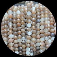 China Natural Gemstone Beads Round 8mm Loose Strands Aquamarine Multi Color for DIY Jewelry Making Supplies for sale