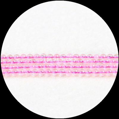 China Natural Gemstone Round Beads 3mm for DIY Jewelry Making Healing Energy Strands for sale