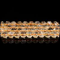 China Natural Round Gemstone Beads 8mm Clear Quartz Citrine Amethyst Loose Strands for DIY Jewelry for sale