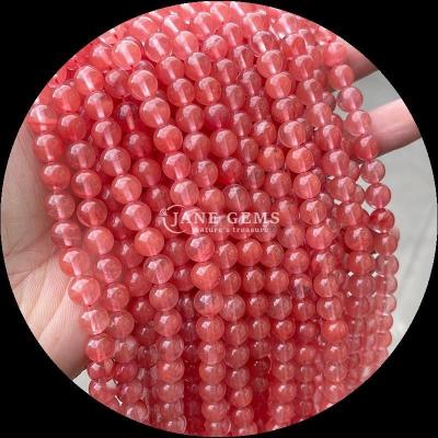 China Natural Round Gemstone Beads 8mm Clear Quartz Citrine Amethyst Loose Strands for DIY Jewelry for sale
