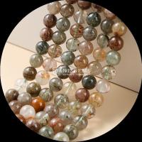 China Natural Rose Quartz Strawberry Quartz Round Gemstone Beads 8mm Loose Bead Strands for DIY Jewelry Making for sale