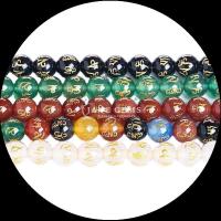 China Natural Round Agate Beads 8mm Assorted Colors for DIY Jewelry Making Strands for sale