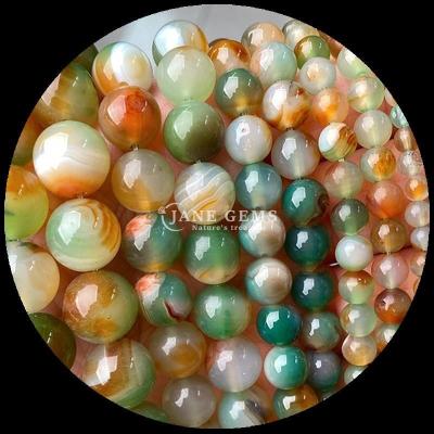 China 8mm Round Natural Gemstone Beads Strands Cherry Agate Multi Color for DIY Jewelry Making Wholesale for sale