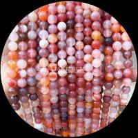 China 8mm Round Natural Gemstone Beads Strands Cherry Agate Multi Color for DIY Jewelry Making Wholesale for sale