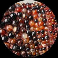 China Striped Agate Beads Gemstone Beads 8mm for Jewelry Making DIY Craft for sale