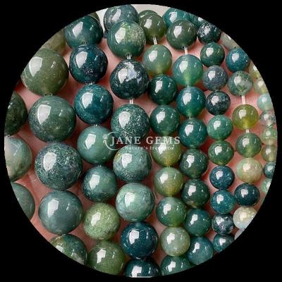 China Natural Gemstone Loose Bead Strands 8mm Round Agate for DIY Jewelry Making for sale