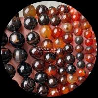 China Gemstone Round Shape Multi-color Agate Beads for DIY Jewelry Earrings for sale