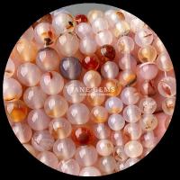 China Gemstone Round Shape Multi-color Agate Beads for DIY Jewelry Earrings for sale