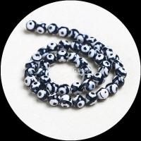 China Round Shape Tibatan Agate Beads Loose Bead Strands for DIY Jewelry Making for sale