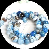 China Multi-color Gemstone Bead Fire Agate Loose Bead Strands for DIY Jewelry Making for sale