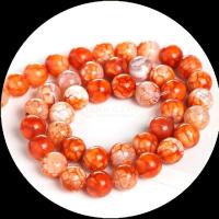 China Multi-color Gemstone Bead Fire Agate Loose Bead Strands for DIY Jewelry Making for sale