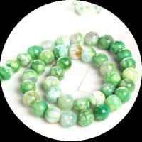 China Natural Fire Agate Round Loose Bead Strands 8mm for DIY Jewelry Making and Clothing Embellishments for sale