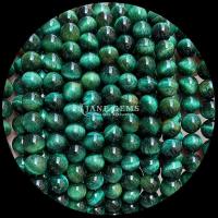 China Natural Blue Tiger's Eye Round Shape Gemstone Beads 8mm Loose Strands for DIY Jewelry Making for sale