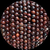 China Natural Blue Tiger's Eye Round Shape Gemstone Beads 8mm Loose Strands for DIY Jewelry Making for sale