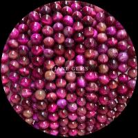 China Natural Tiger Eye Gemstone Beads 8mm Round Shape Loose Bead Strands for DIY Jewelry Making for sale