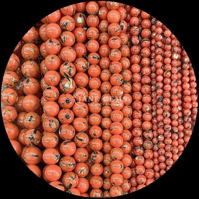 China Polished Gemstone Beads for Embellishments Round Shape 8mm Size for sale