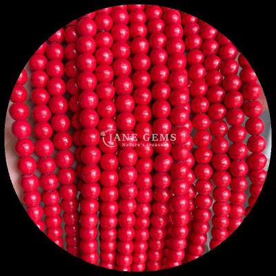 China 8mm Polished Natural Gemstone Loose Bead Strands for DIY Jewelry Making Assorted Colors for sale