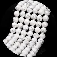 China 8mm Round Natural Gemstone Beads Multi Color Howlite African Turquoise for DIY Jewelry Making for sale
