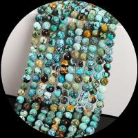 China Natural Round Turquoise Beads Strands 8mm for DIY Jewelry Necklaces Making for sale