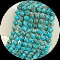 China Natural Round Turquoise Beads Strands 8mm for DIY Jewelry Necklaces Making for sale