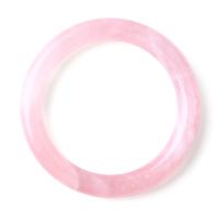 China Natural Rose Quartz Crystal Polished Stone Bangle Jewelry Round 10 Strands for Birthday Gift for sale