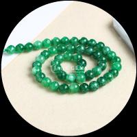 China Natural Round Chalcedony Loose Bead Strands 8mm Assorted Colors for DIY Jewelry Making for sale