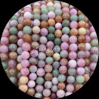 China Natural Chalcedony Gemstone Beads 8mm Round Loose Bead Strands Multi Color for DIY Jewelry Making for sale
