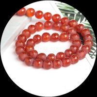 China Natural Banded Agate Frosted Round Loose Bead Strands 8mm Multi-Color for DIY Jewelry Making for sale