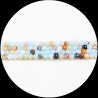 China Assorted Color Gemstone Bead Round Cut Small Tourmaline Crystal Loose Bead Strands for sale